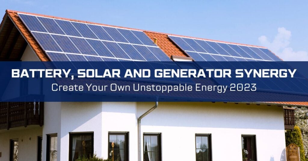 Battery, Solar And Generator Synergy: Create Your Own Unstoppable ...
